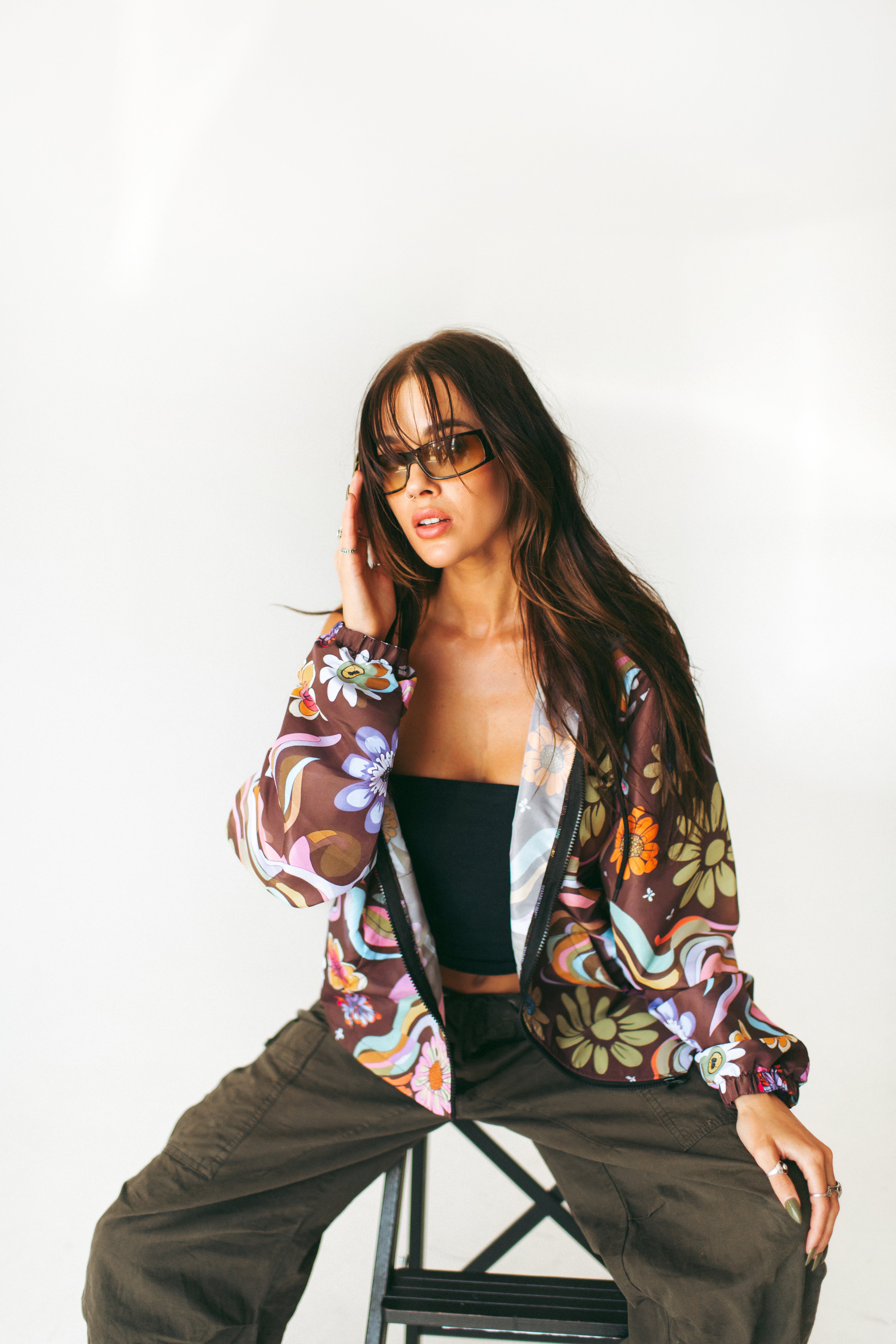 Day Tripper Dreams Windbreaker | Boho Festival Jacket – Disco Tribe
